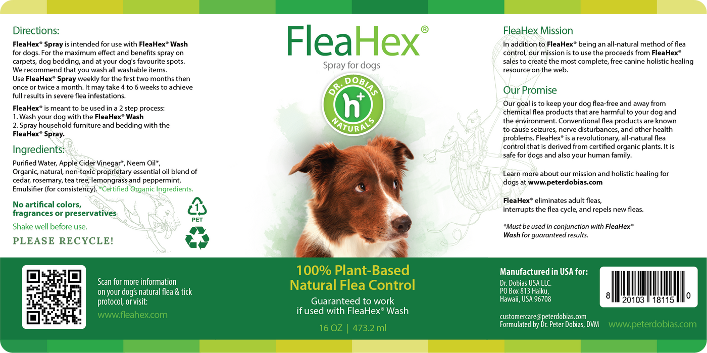 FleaHex® Step 2 - Natural Flea Spray for House | Dr. Peter Dobias – Dr ...